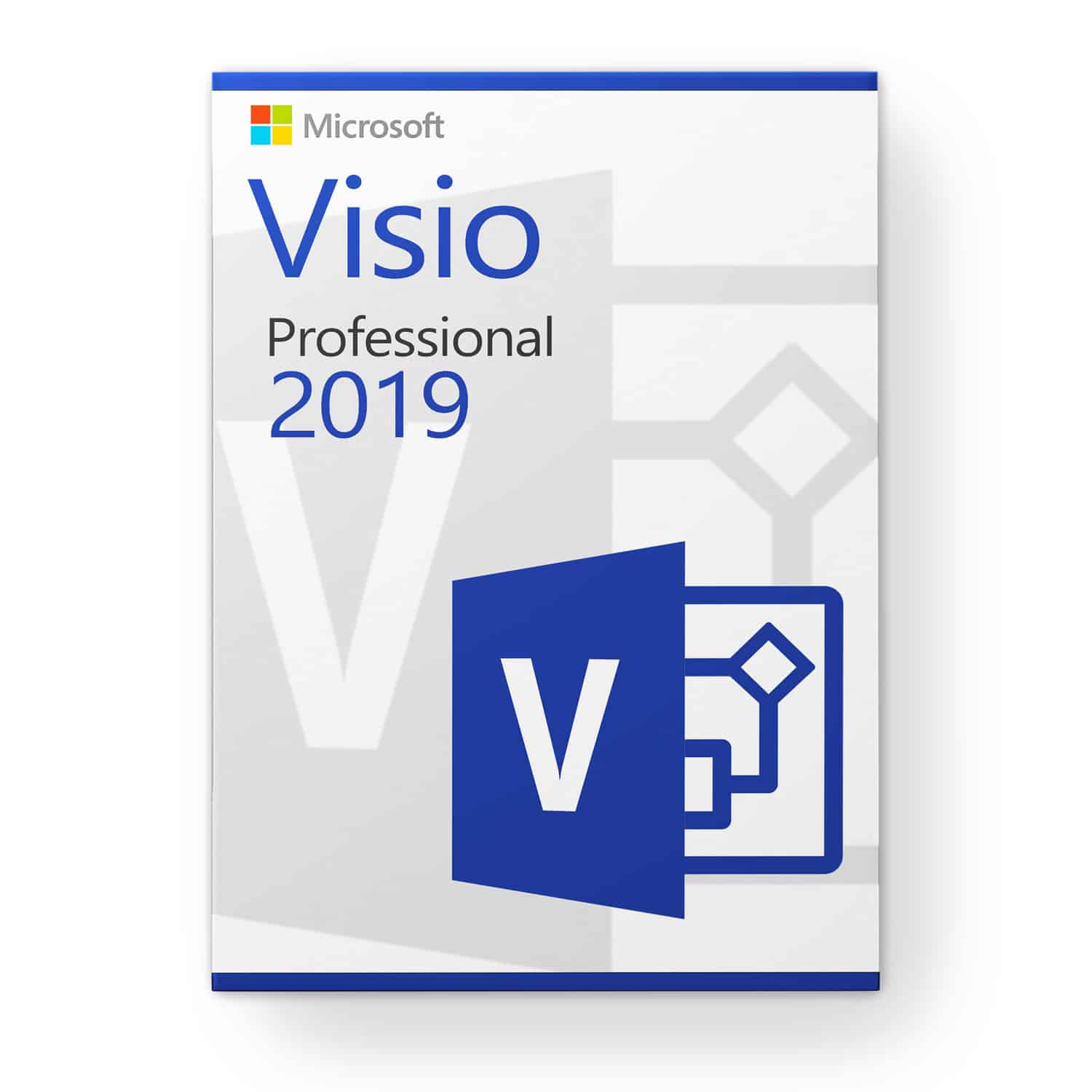 Microsoft Visio 2019 Professional License for 3 devices - United States